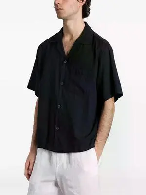 Aspesi Bowling Short-sleeve Camp-collar Shirt