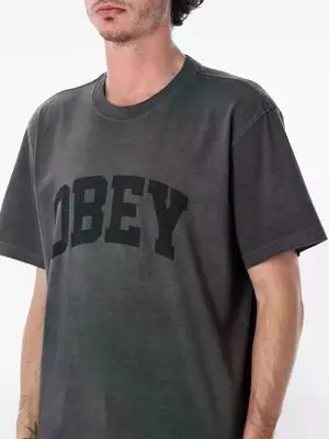 Obey Collegiate Logo-print T-shirt