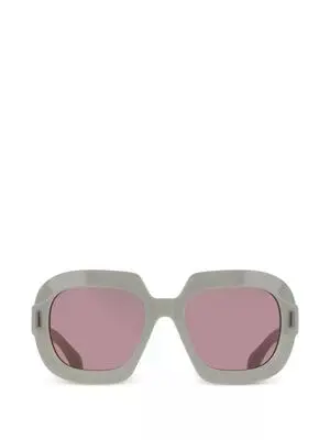 FERRAGAMO Square-frame Sunglasses - Neutrals