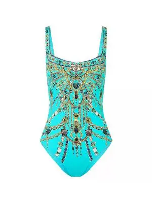 Camilla Underwire Square-neck Swimsuit