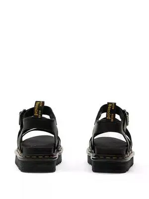 Dr. Martens Blair Leather Buckled Platform Sandals