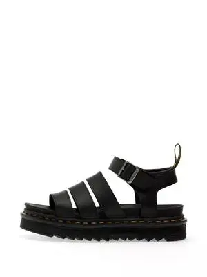 Dr. Martens Blair Leather Buckled Platform Sandals