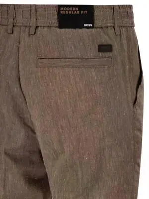 BOSS Drawstring Trousers - Brown