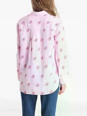 Tommy Hilfiger Monogram-print Linen Shirt