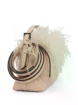 ATP ATELIER Vadena Feather-trim Tote
