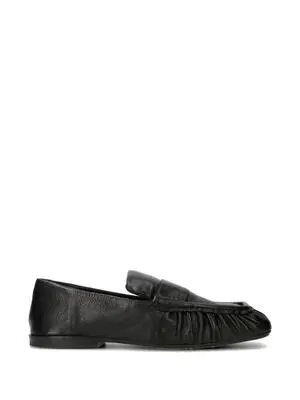 JVAM Ruched Square-toe Loafers
