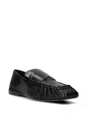 JVAM Ruched Square-toe Loafers