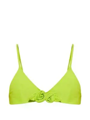 Coperni Floral-detail Bikini - Green