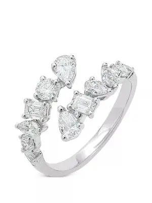 ARZANO Diamond Open Ring - Silver