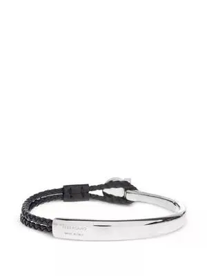 FERRAGAMO Gancini Braided Bracelet