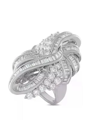 LB EXCLUSIVE Diamond Multi-band Ring - Silver