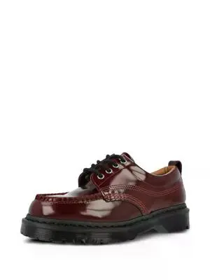 Dr. Martens Lowell Leather Oxford Shoes - Red