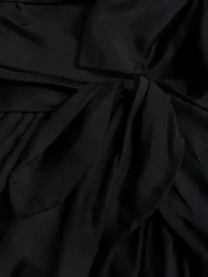 Zimmermann Aster Tie-detail Midi Dress - Black