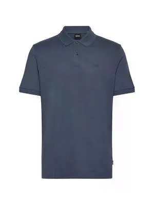BOSS Logo-embroidered Cotton Polo Shirt