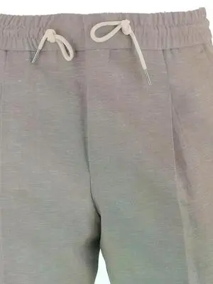 BOSS Drawstring Pressed-pleat Trousers