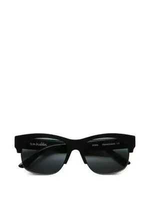 SUN BUDDIES Alma Square-frame Sunglasses - Black