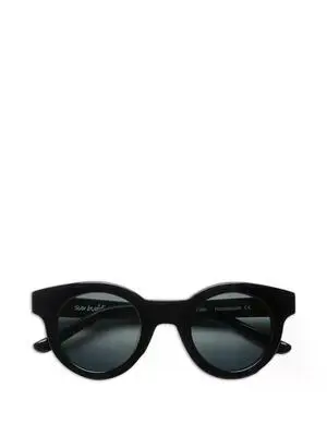 SUN BUDDIES Edie Round-frame Sunglasses - Black