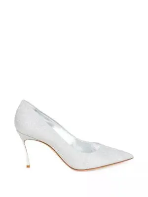 Casadei Glitter Pointed-toe Pumps