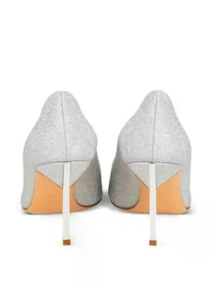Casadei Glitter Pointed-toe Pumps
