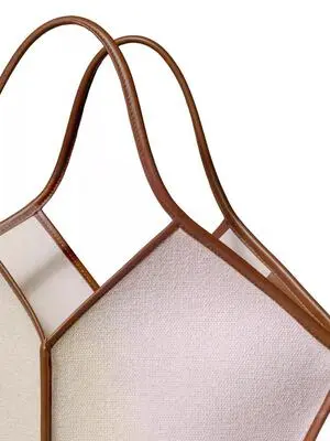 Hereu Calella Leather-trim Tote Bag - Neutrals