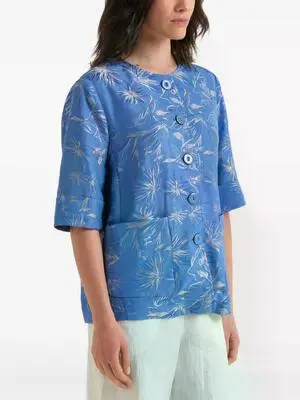 Malìparmi Boxy Jacket - Blue