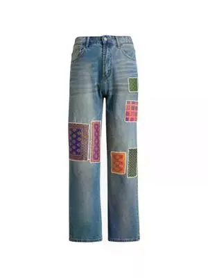 FOUND Kantha Patchwork Jeans