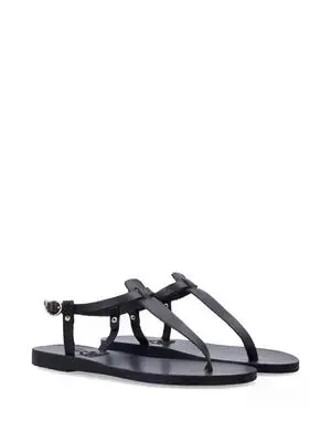 ANCIENT GREEK SANDALS Lito Buckle-fastening Sandals - Black