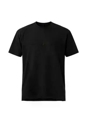MA+ Cross-stitch Short-sleeve T-shirt - Black