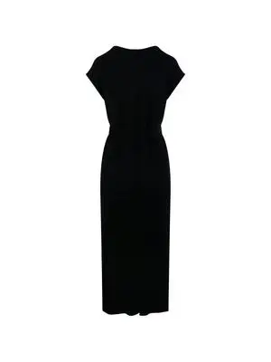 Max Mara Belted Midi Dress - Black