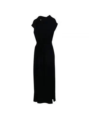 Max Mara Belted Midi Dress - Black