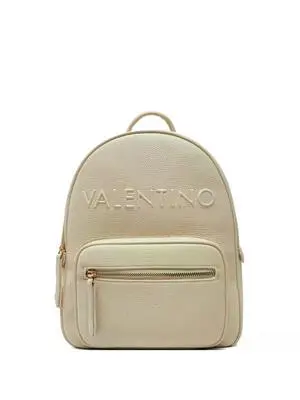 MARIO VALENTINO Embossed-logo Pebbled Backpack