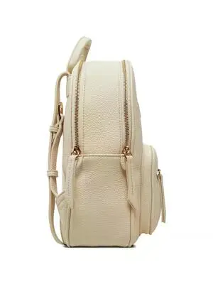 MARIO VALENTINO Embossed-logo Pebbled Backpack