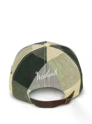 Woolrich Buffalo Check Baseball Cap - Green
