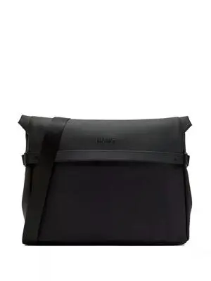 Rains Otg Logo-embossed Messenger Bag - Black