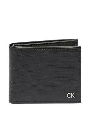 Calvin Klein Logo-plaque Bifold Wallet - Black