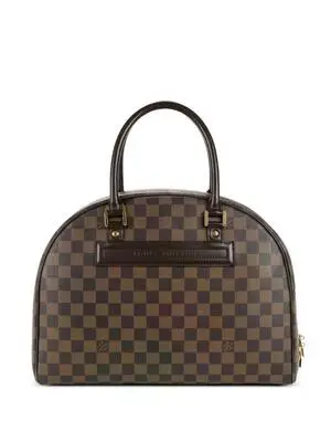 LOUIS VUITTON Nolita Damier Ebene Tote Bag - Brown