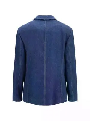 Giorgio Armani Single-breasted Denim Blazer