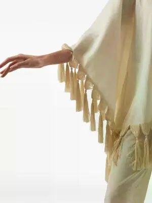 TALLER MARMO Aguas Blancas Tassel-trimmed Kaftan