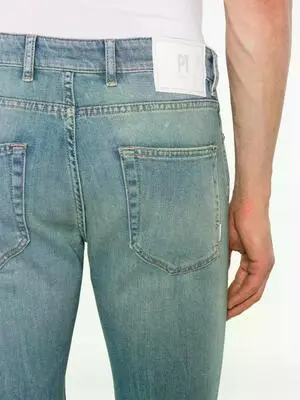 PT TORINO Stonewashed Slim-cut Jeans