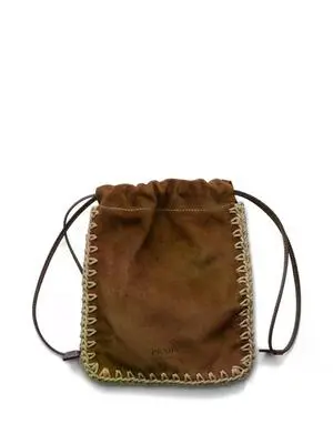 Prada Suede Smartphone Case - Brown