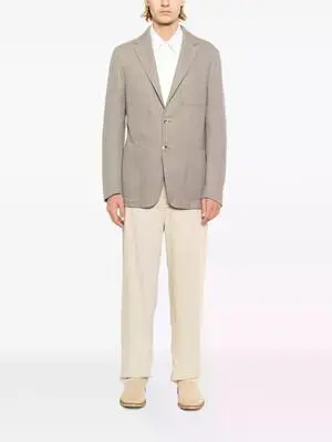 Canali Herringbone Blazer - Grey