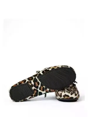 Paul Smith Sonna Animal-print Loafers - Neutrals