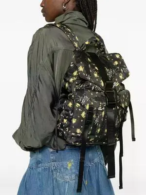 GANNI Floral-print Backpack