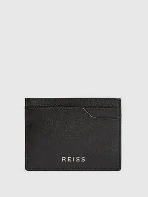 REISS Cabot Leather Card Holder