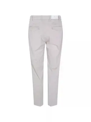 MICHAEL COAL Straight-leg Cotton Trousers - Neutrals