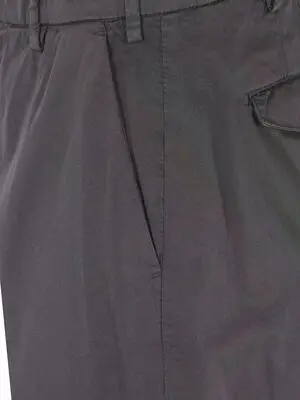 MICHAEL COAL Straight-leg Cotton Trousers - Brown