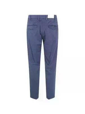 MICHAEL COAL Cotton-twill Trousers - Blue