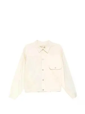 ORSLOW Pleated-detail Denim Jacket