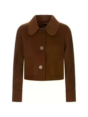 Max Mara Single-breasted Jacket - Brown