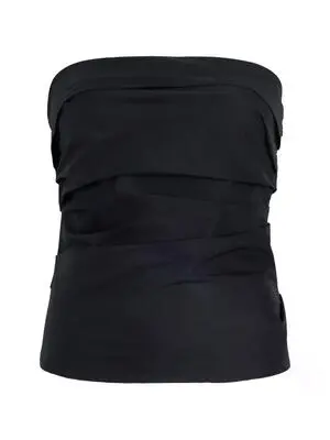 Proenza Schouler White Label Maisy Strapless Top - Black